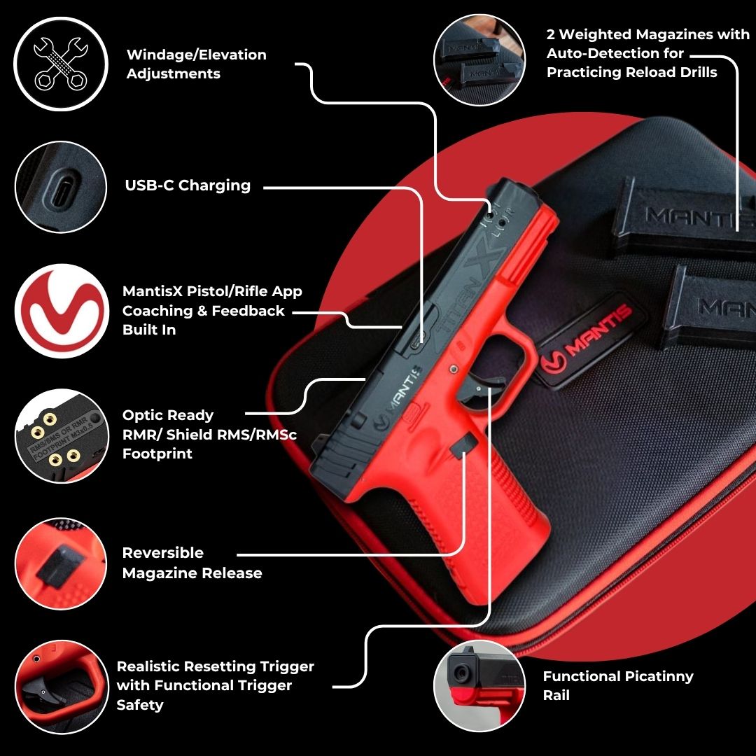 TitanX Smart Laser Training Pistol | Mantis